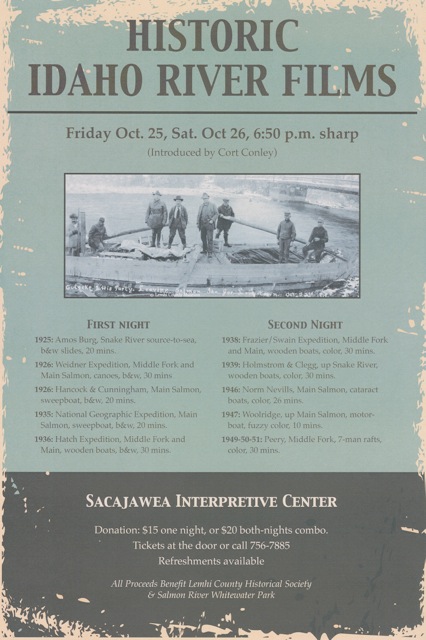 “Historic Idaho River Films” Presented by Idaho Author Cort Conley on ...