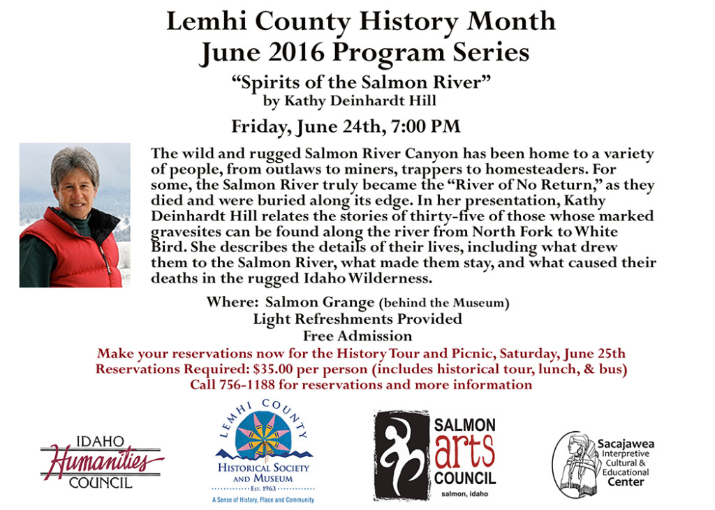 June History Month Presentation: “Spirits of the Salmon River,” June ...