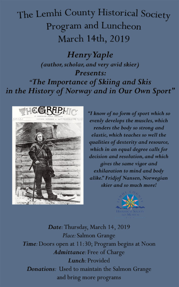 March 14, 2019: Historical Society Program and Luncheon | Lemhi County ...